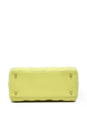 Dior 2015 Medium Lambskin Cannage Lady Satchel