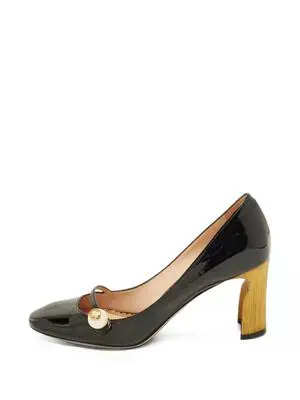 Gucci Gg Pearl-embellished Pumps - Black