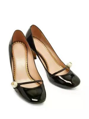 Gucci Gg Pearl-embellished Pumps