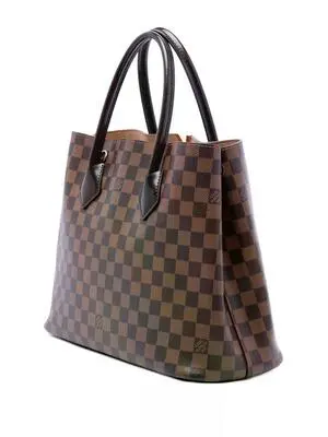 LOUIS VUITTON 2016 Damier Ebene Kensington Satchel