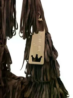 LA MILANESA Fringed Capuci Clutch Bag