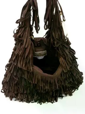 LA MILANESA Fringed Capuci Clutch Bag