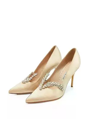Manolo Blahnik Nadira Crystal-embellished Pumps