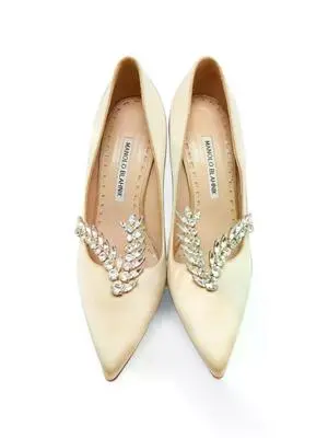 Manolo Blahnik Nadira Crystal-embellished Pumps