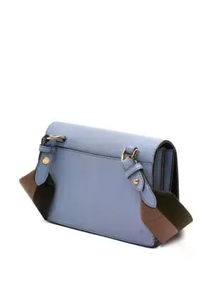 Fendi Calfskin Flat Baguette Crossbody Bag