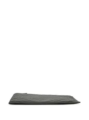 Gucci Embossed Leather Clutch Bag