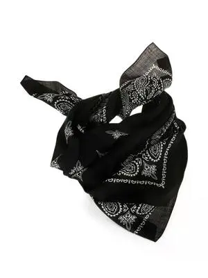 Destin Judy Paisley-print Scarf - Black
