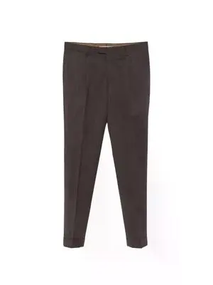 BRIGLIA 1949 Pleated Trousers - Brown