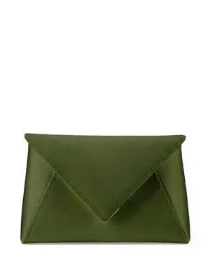 Tyler Ellis Small Lee Pouchet Clutch Bag - Green