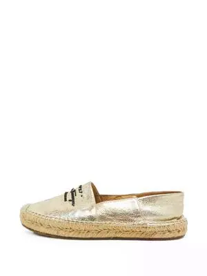FERRAGAMO Susana Logo-embroidered Flat Espadrilles