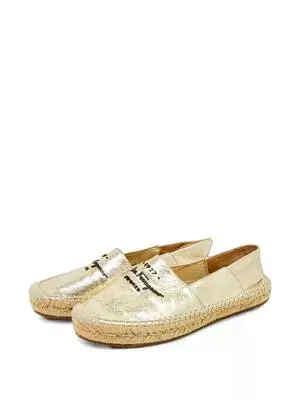 FERRAGAMO Susana Logo-embroidered Flat Espadrilles