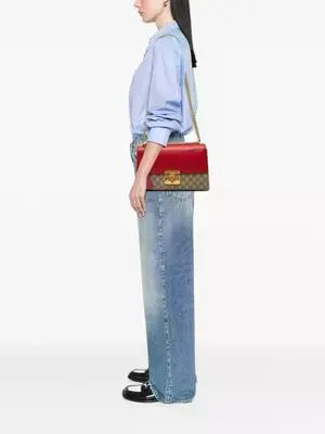 Gucci Gg Supreme Padlock Shoulder Bag