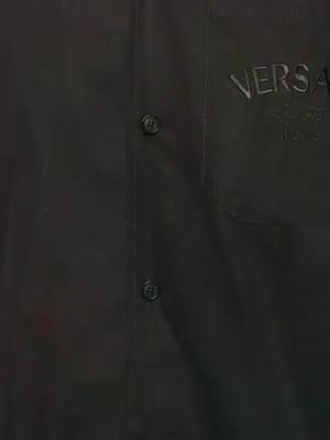 Versace Barocco-print Short-sleeve Shirt