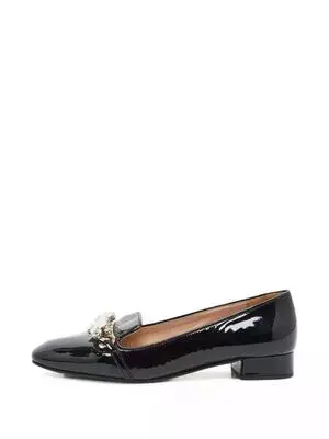 Miu Miu Crystal-embellished Loafers - Black