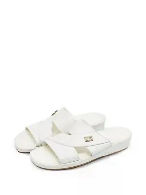 Dolce & Gabbana Masaccio Plaque Slide Sandals