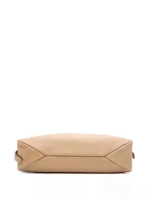 Prada Large Leather Shoulder Bag - Neutrals