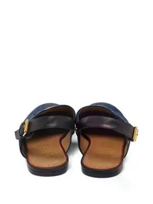 CHRISTIAN LOUBOUTIN Embroidered Slingback Mules