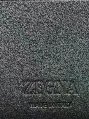 Ermenegildo Zegna Contrast-stripe Leather Card Case