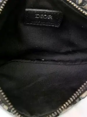 Dior 2020 Mini Oblique Canvas Saddle Belt Bag Satchel
