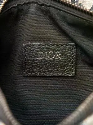 Dior 2020 Mini Oblique Canvas Saddle Belt Bag Satchel