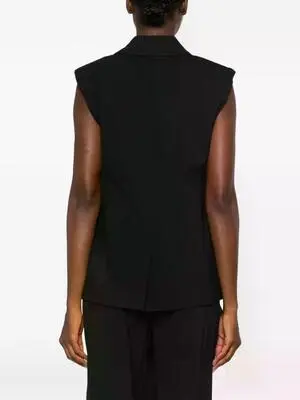 LE SULLY STUDIO Sleeveless Single-breasted Gilet