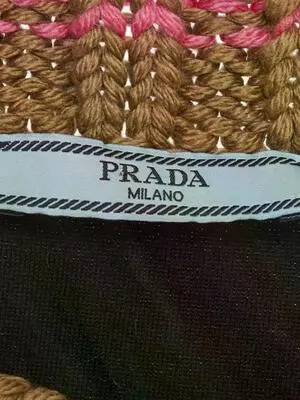 Prada Printed Floral Crew Neck Sweatshirt