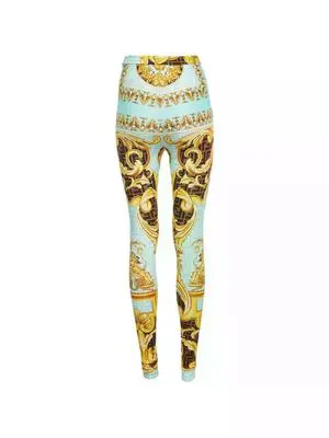 Fendi Fendace Monogram Baroque-print Leggings