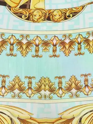 Fendi Fendace Monogram Baroque-print Leggings