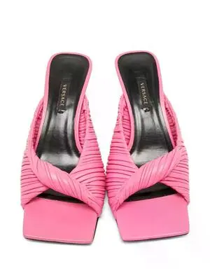 Versace Twist-detail Heeled Sandals
