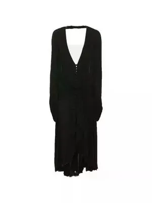 Roberto Cavalli Jersey Draped Midi Dress
