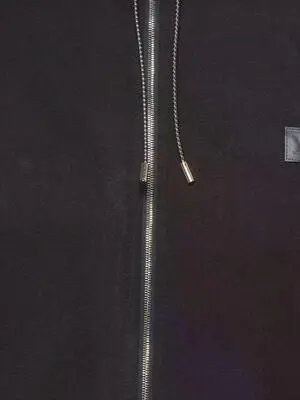 LOUIS VUITTON Logo Patch Zip-up Hoodie