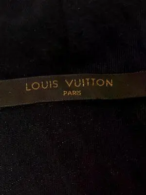 LOUIS VUITTON Logo Patch Zip-up Hoodie