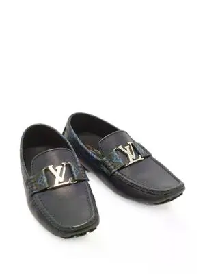 LOUIS VUITTON Monte Carlo Logo Loafers