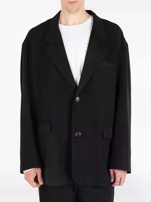 SOCIETE ANONYME Oversized Wool Jacket With Notched Lapels