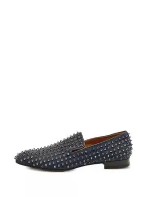 CHRISTIAN LOUBOUTIN Dandelion Spikes Loafers - Blue