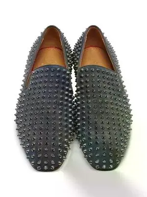CHRISTIAN LOUBOUTIN Dandelion Spikes Loafers - Blue