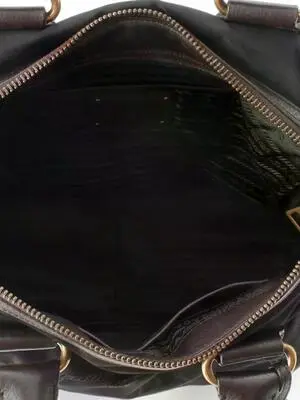 Prada 2000-2026 Tessuto Canapa Logo Satchel