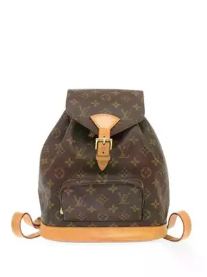 LOUIS VUITTON 1999 Monogram Montsouris Mm Backpack - Brown