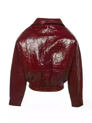Magda Butrym 2026 Leather Bomber Jacket