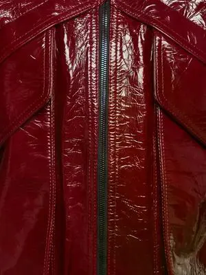 Magda Butrym 2026 Leather Bomber Jacket