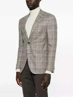 Corneliani Check-pattern Single-breasted Jacket