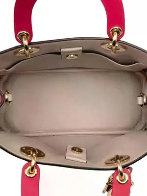 Dior Mini Leather Diorissimo Satchel - Pink