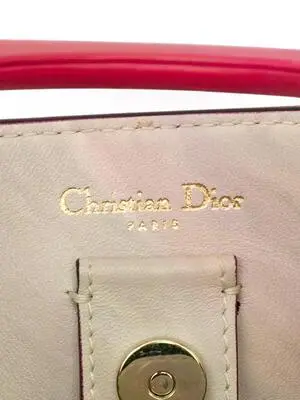 Dior Mini Leather Diorissimo Satchel - Pink
