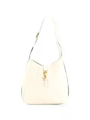 Saint Laurent Le 5 A 7 Supple Leather Small Hobo Bag - Neutrals