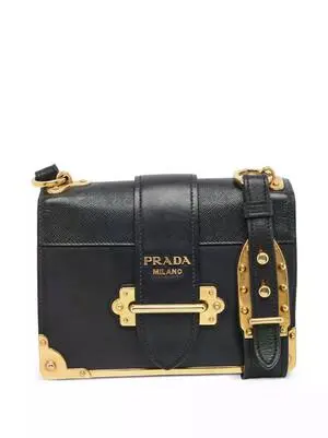 Prada Cahier Mini Bag - Black