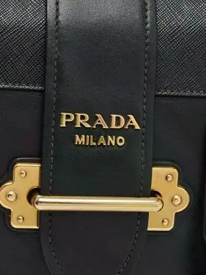 Prada Cahier Mini Bag - Black
