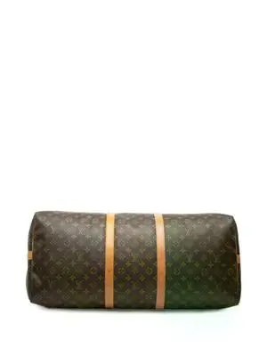 LOUIS VUITTON 1993 Monogram Keepall Bandouliere 60 Travel Bag