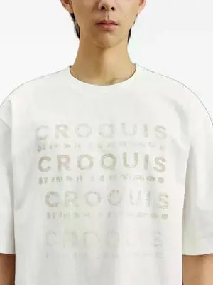 CROQUIS Graphic-print Tee