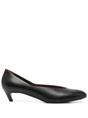 THE ROW Calf-leather Kitten-heel Pumps - Black