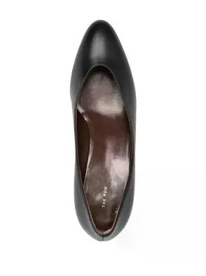 THE ROW Calf-leather Kitten-heel Pumps